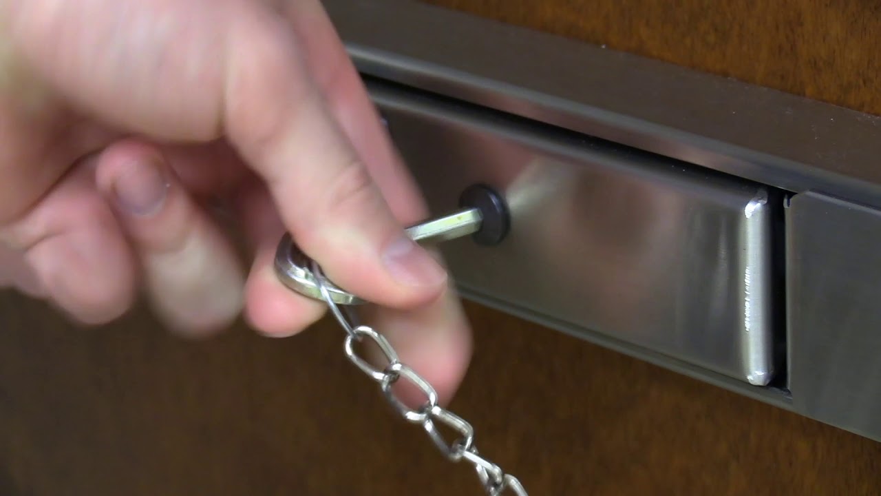 How To Operate A Push Door Panic Bar Youtube