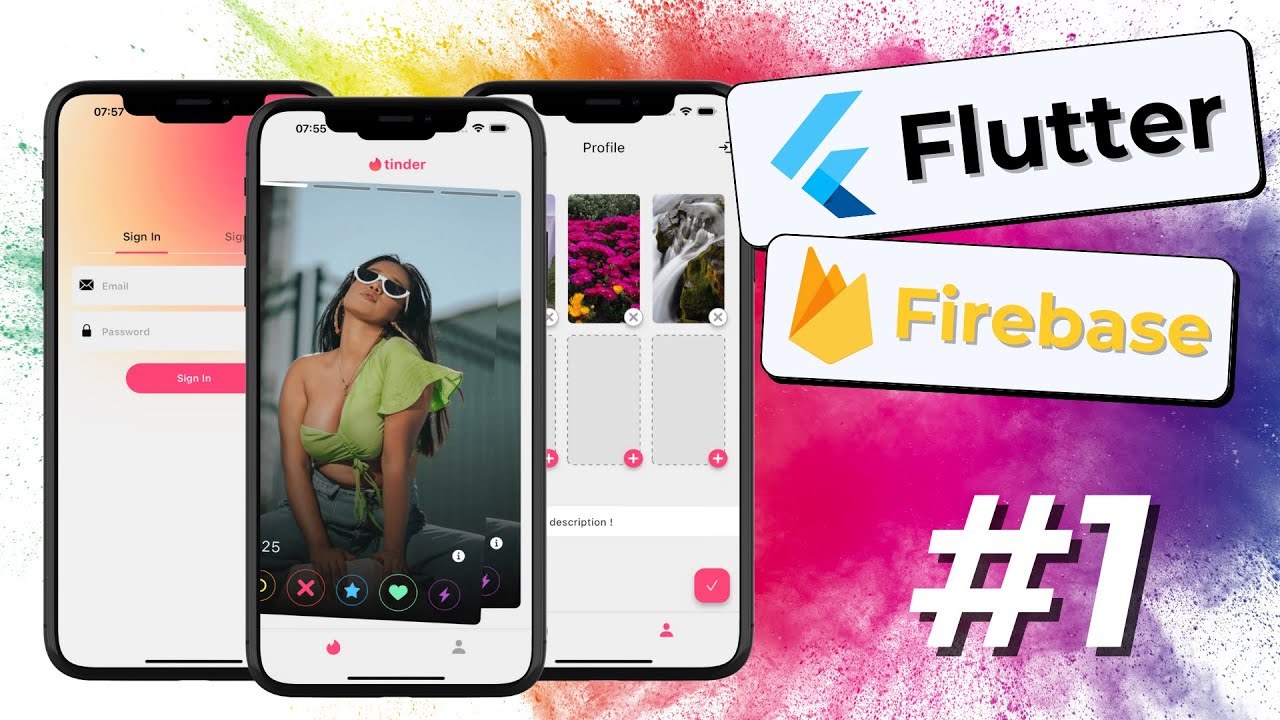 Tinder Clone 1 Flutter Bloc Firebase Full Tutorial Youtube