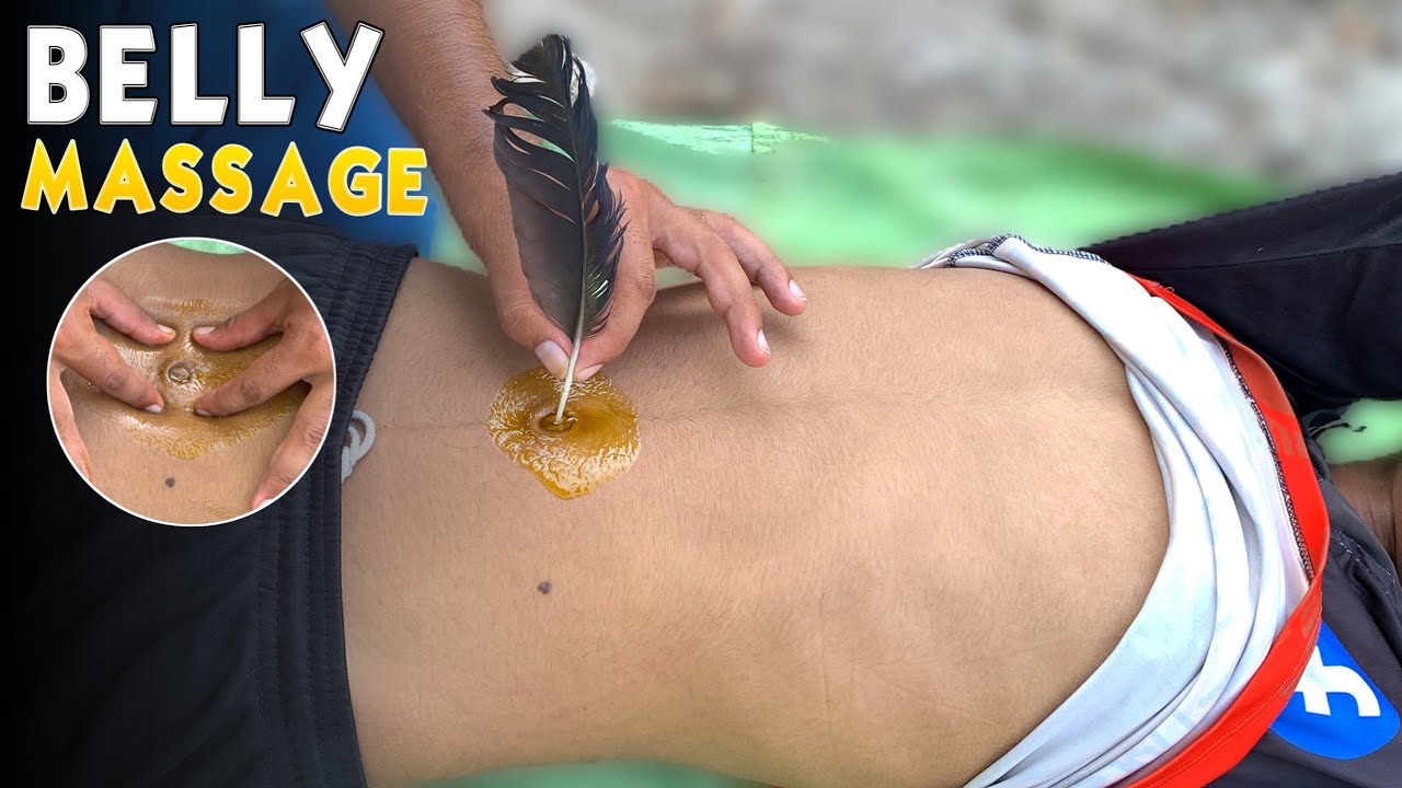Asmr Deep Tissue Belly Button Massage Therapy For Deep Relaxation