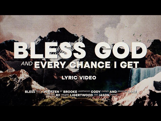 Brooke Ligertwood Bless God Chords Lyrics