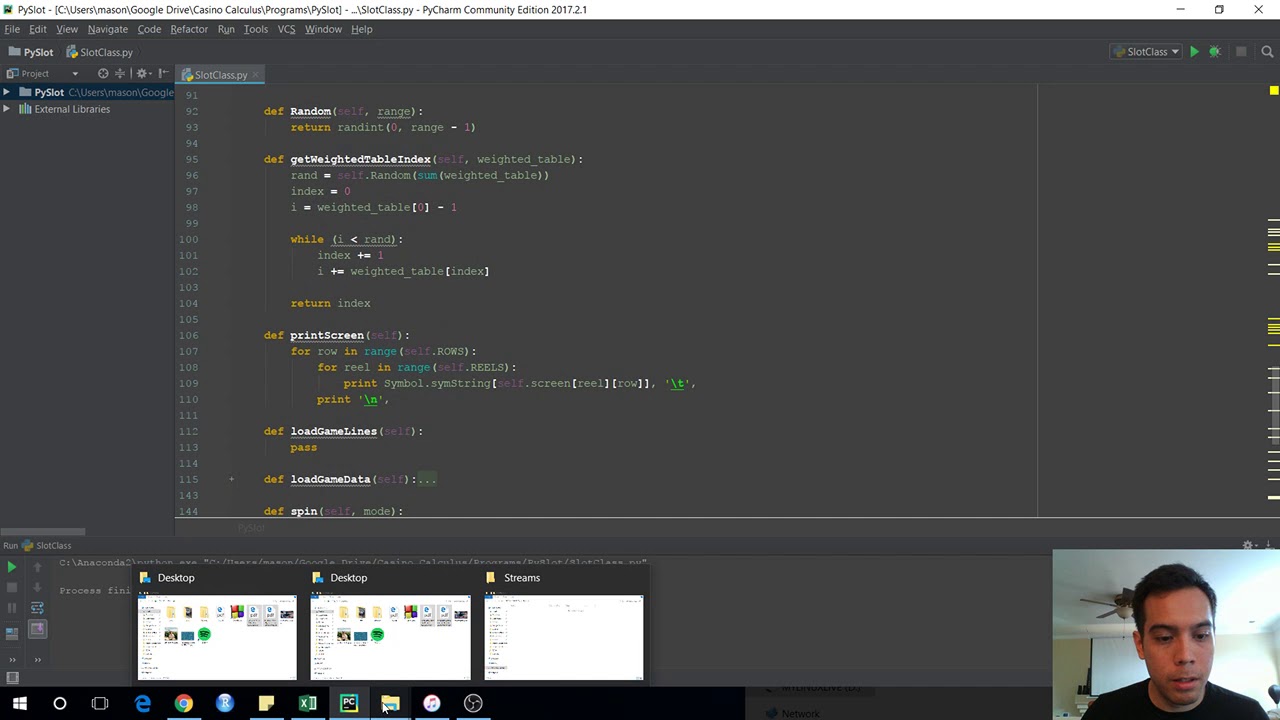 Building A Slot Game Simulator In Python Part 1 Youtube