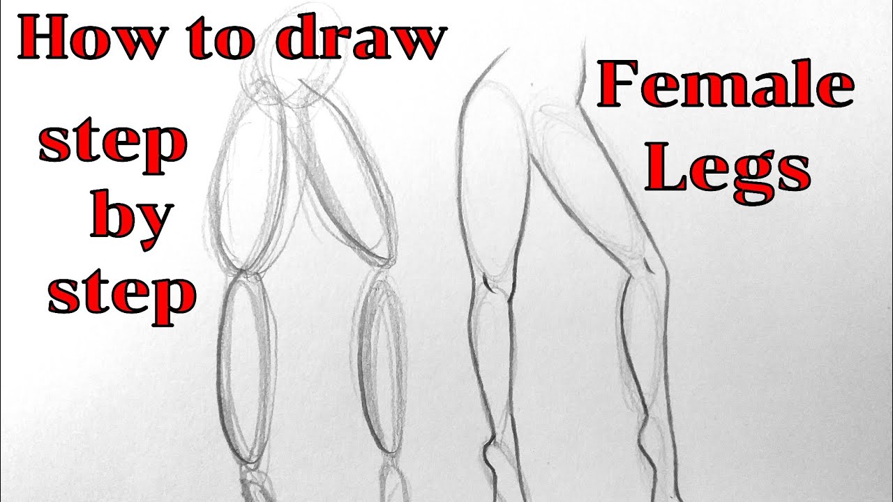 How To Draw Female Legs Of A Girl Step By Step Art Fundamentals