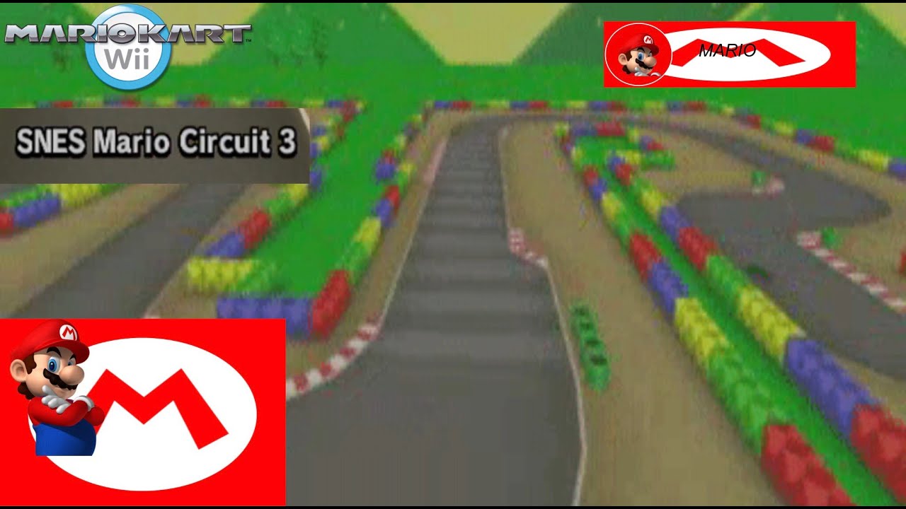 Mario Kart Wii Snes Mario Circuit 3 Youtube