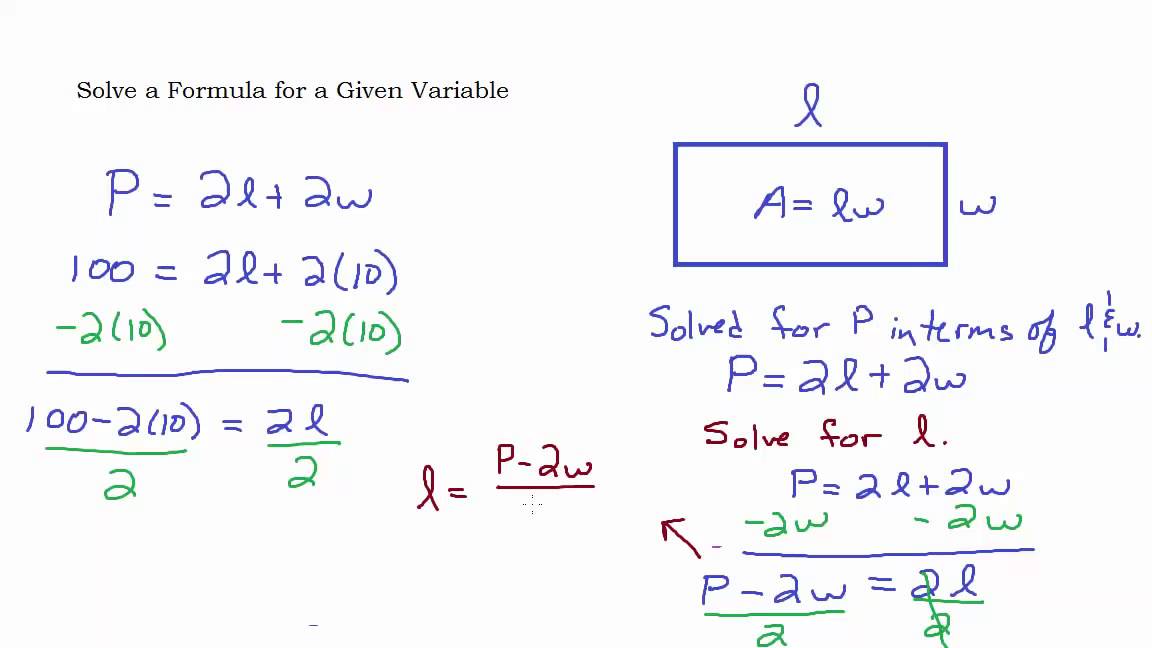 Solving Variable Equations Worksheet