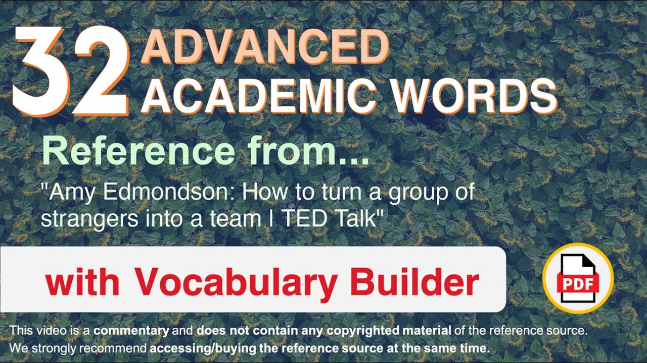 32 Advanced Academic Words Words Ref From How To Turn A Group Of