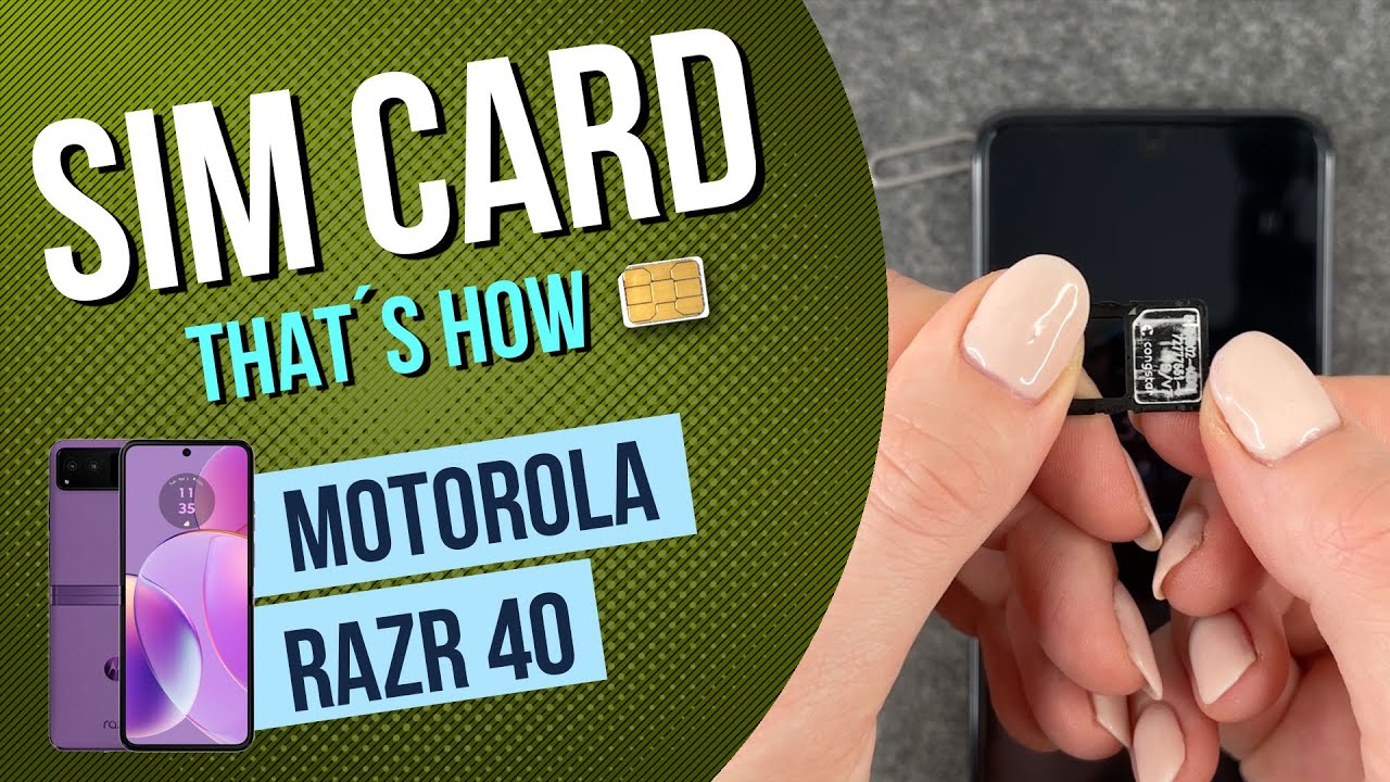 Motorola Razr 40 How To Insert A Sim Card вђў рџ і вђў рџ вђў вђў Tutorial