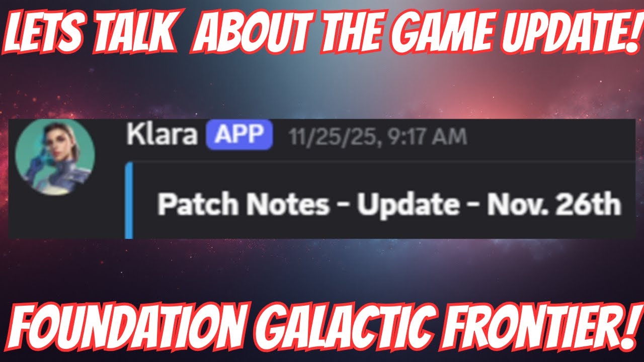Let S Talk About The Latest Game Update 11 26 2025 Youtube