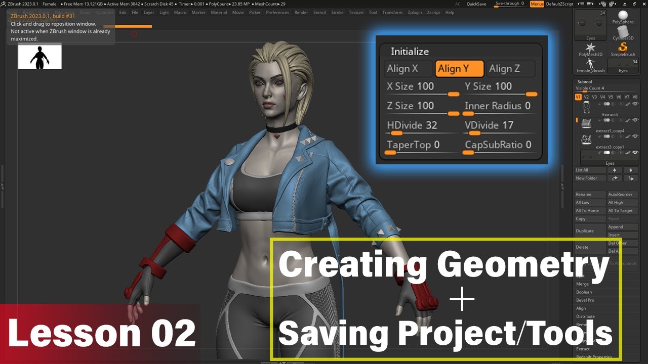 Lesson 02 Basics Of Creating Geometry Youtube