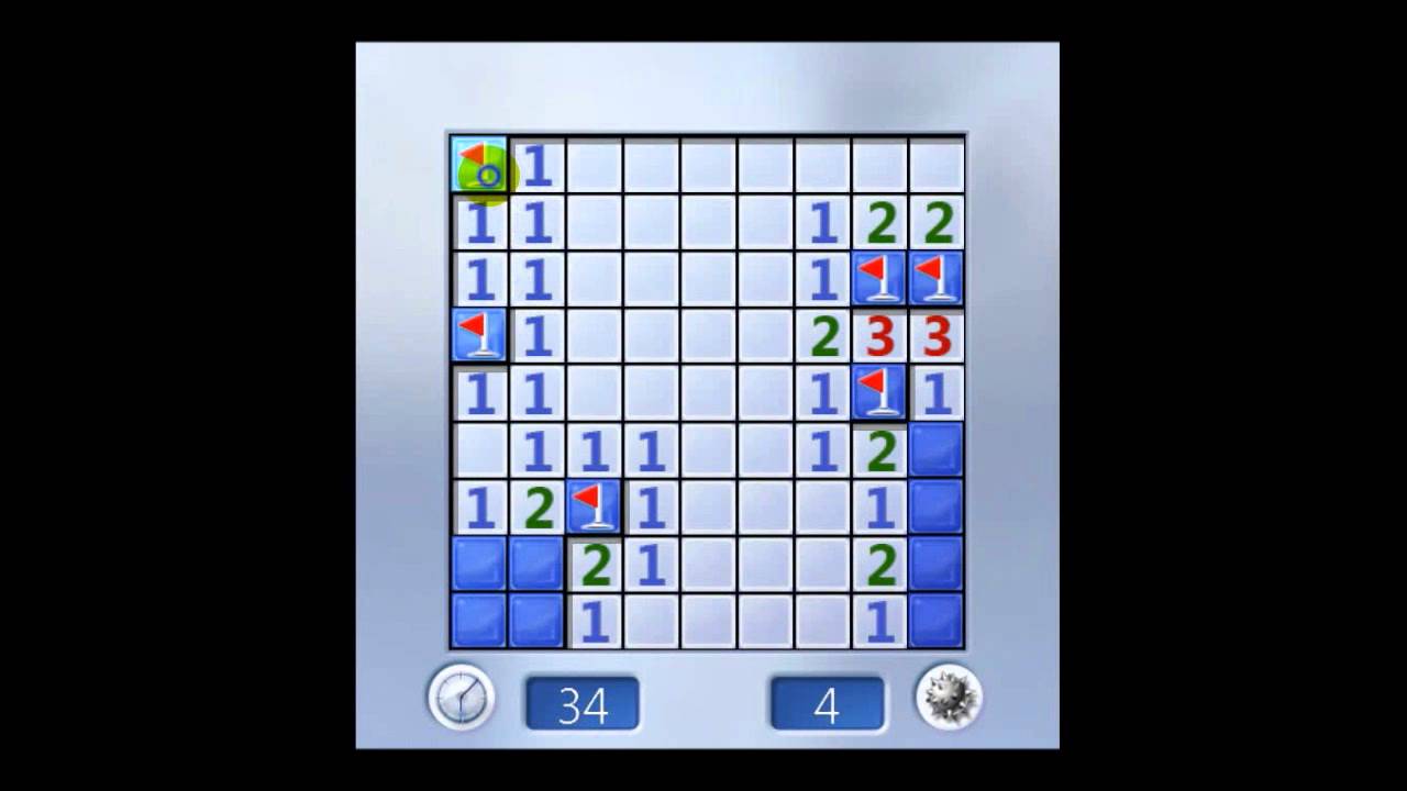 Minesweeper Gameplays Beginner Level Gameplay 1 Youtube