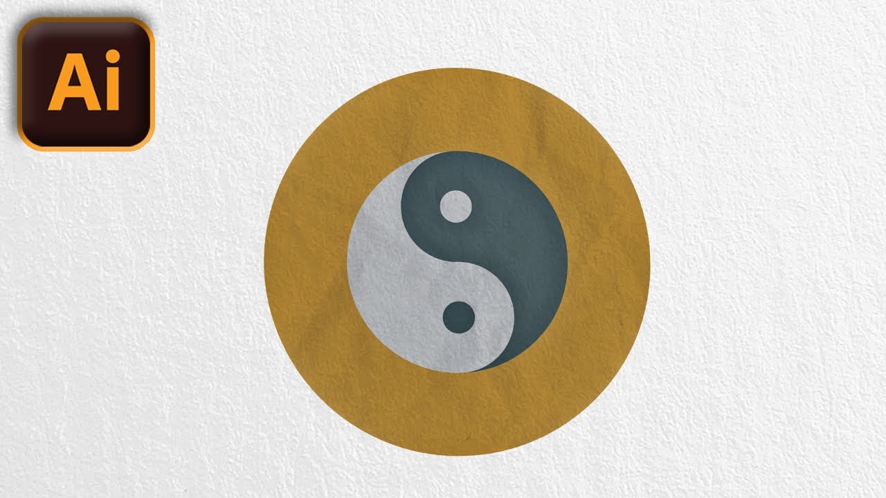 Adobe Illustrator Beginner Tutorial Create A Vector Yin Yang Hd Youtube