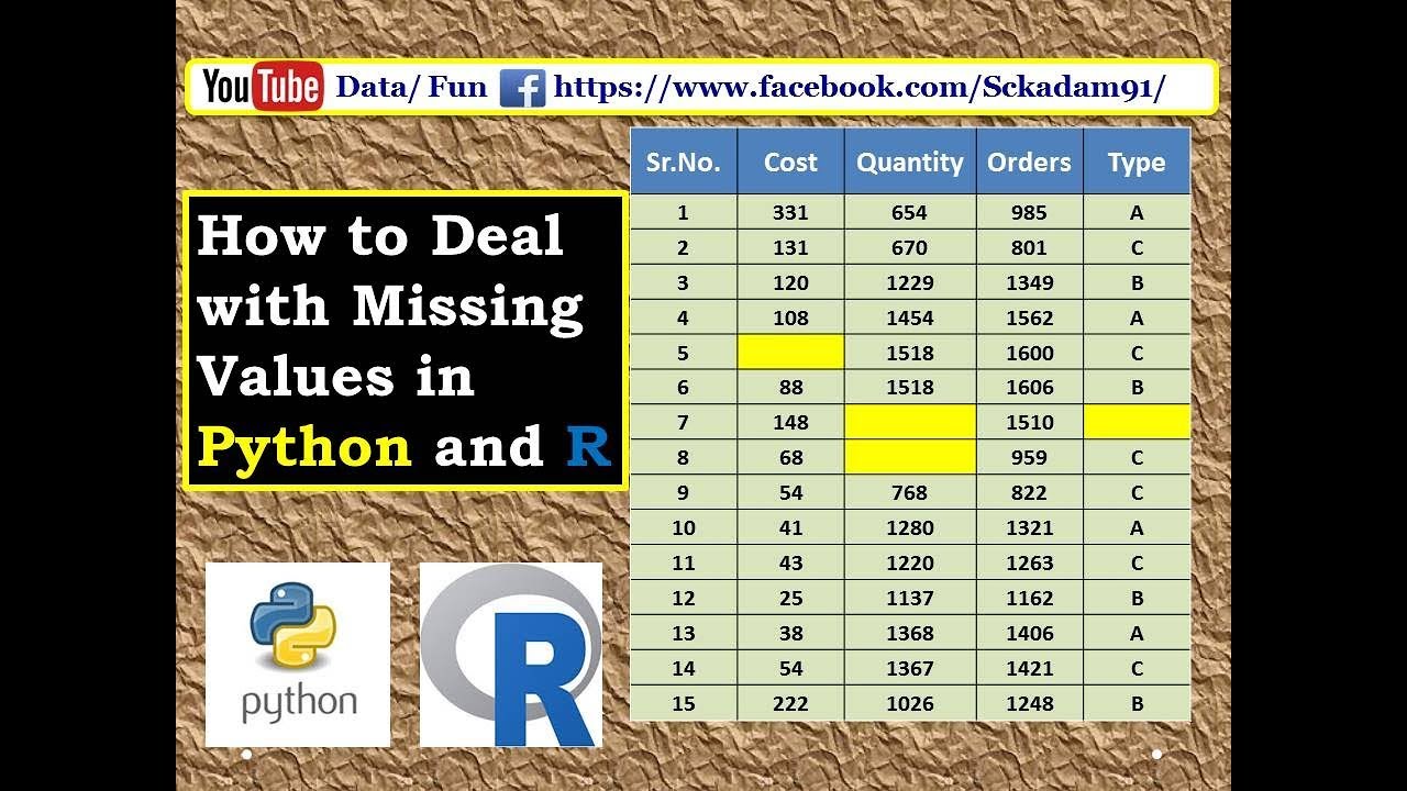 Data Cleaning 1 How To Deal With Missing Values In Python And R