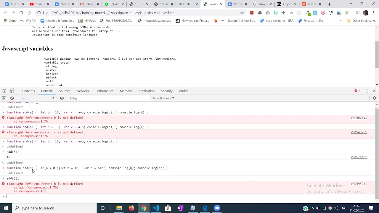Javascript Operators Youtube
