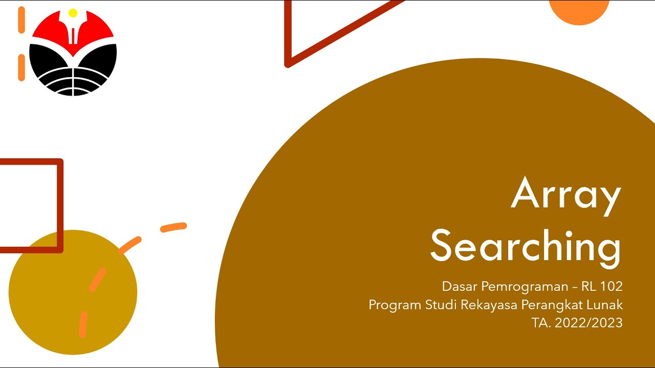 Sequential Search Menggunakan C Youtube