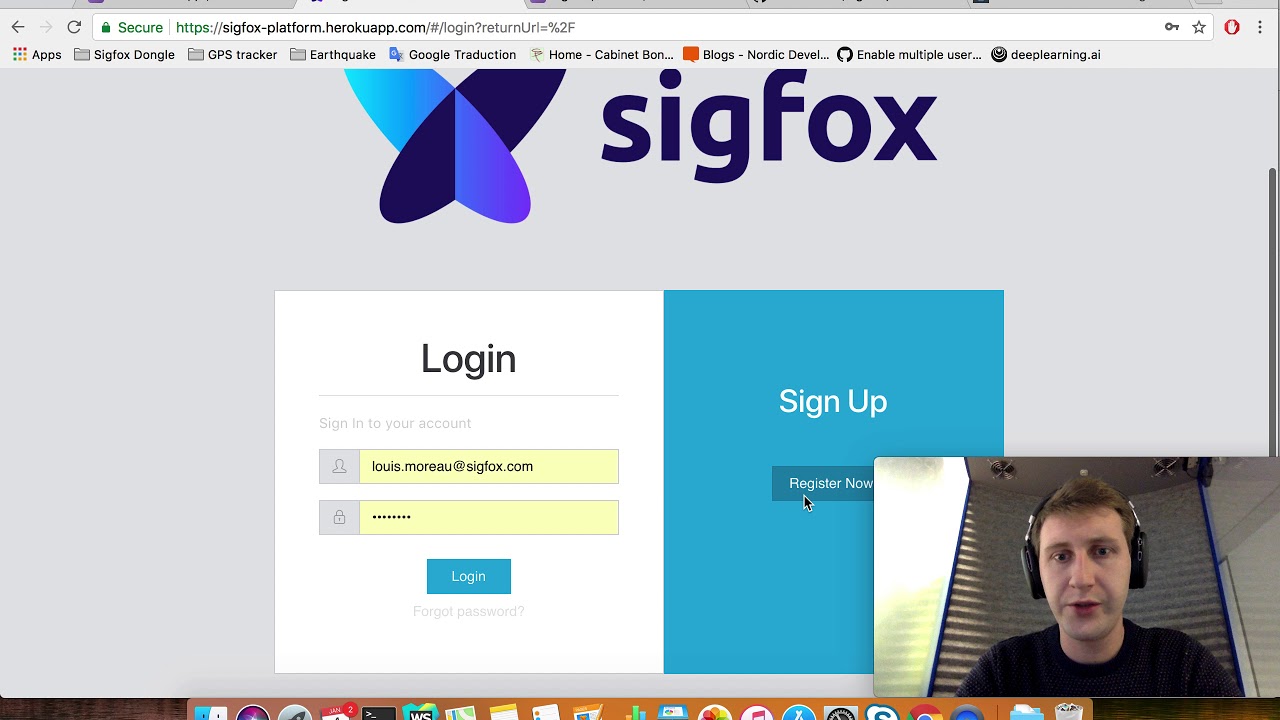 Sigfox Platform Getting Started Youtube