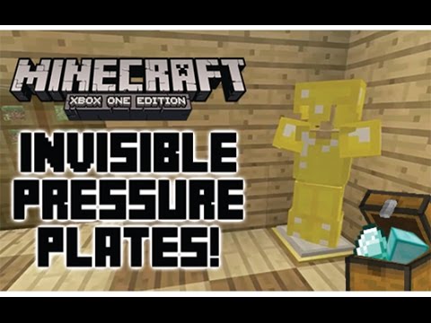 Minecraft Xbox Tutorial Invisible Pressure Plates Youtube
