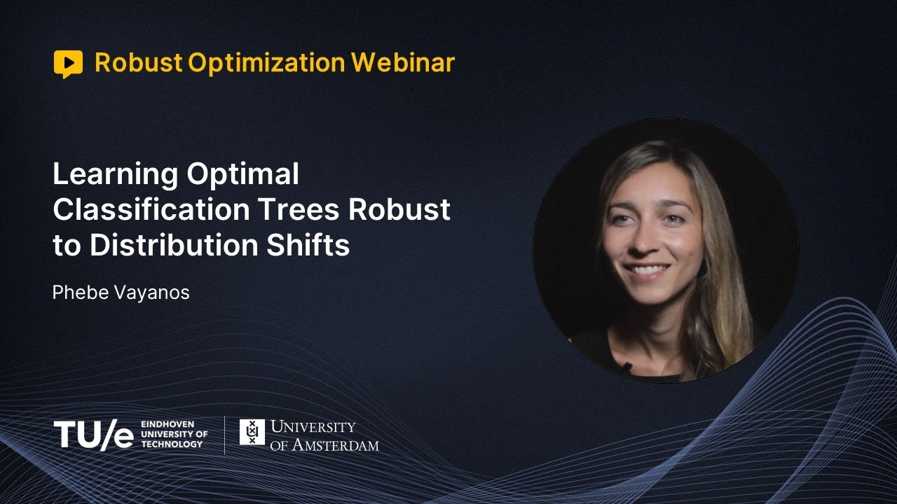 Phebe Vayanos Learning Optimal Classification Trees Robust To