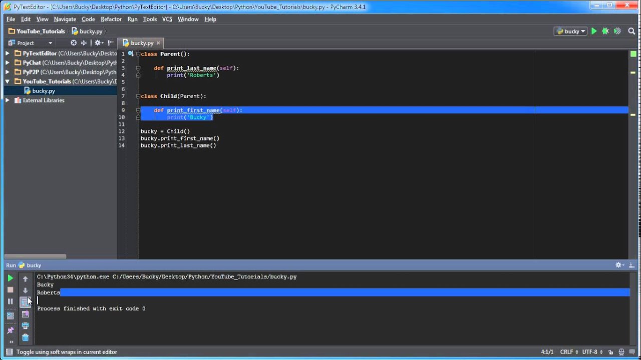 Python Programming Tutorial 32 Inheritance Youtube