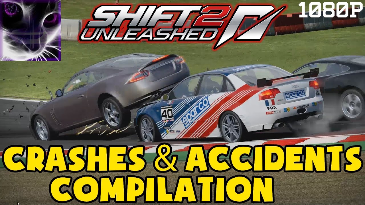 Need For Speed Shift 2 Crashes And Accidents Compilation Youtube