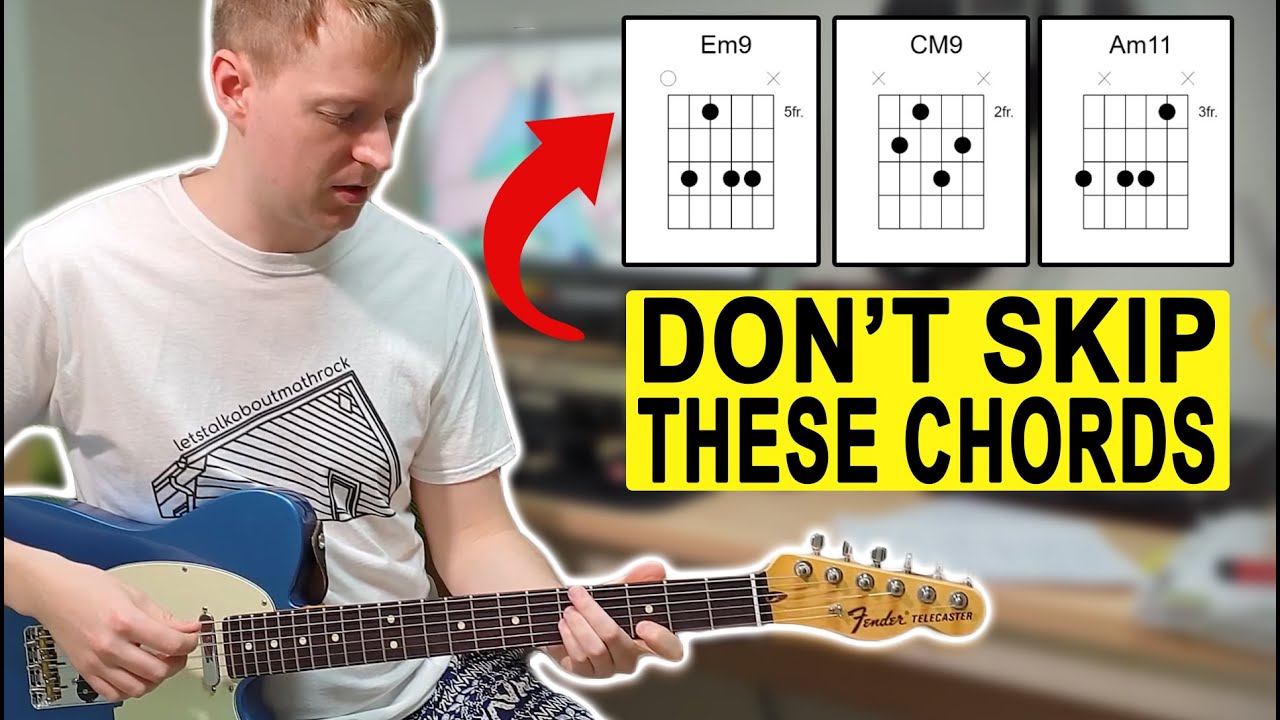 10 Essential Beginner Math Rock Chords Chords Chordify
