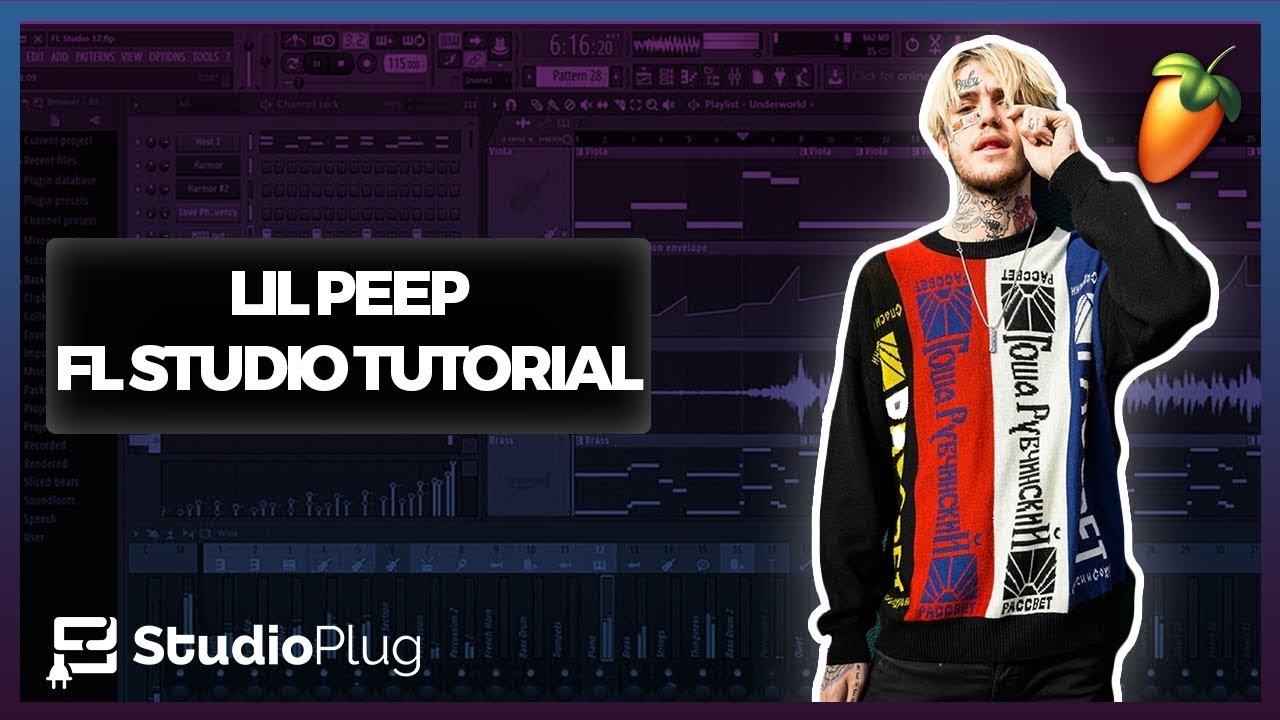 How To Make A Sad Lil Peep Type Beat On Fl Studio Making A Guitar