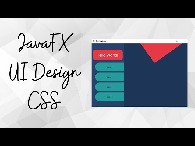 Javafx Java Gui Tutorial 26 Css Inline Styles And Images How To Create