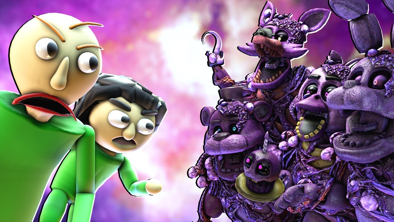 Sfm Fnaf Baldi S Basics Vs Toxic Animatronics Youtube