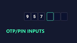 Otp Screen Ui Using Html Css U0026 Js Doovi