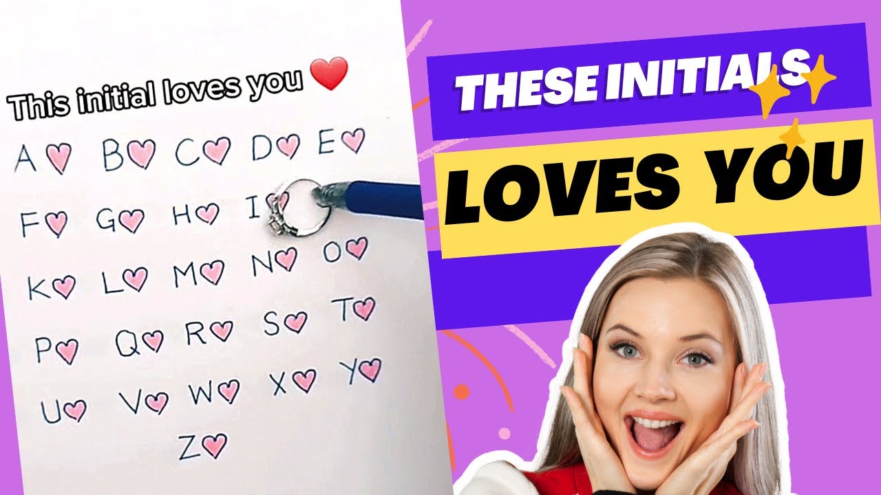 These Initials Loves You рџґ рџ Soulmate Love Youtube