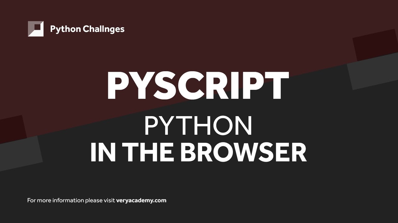 Pyscript Run Python In Your Html Quick Introduction Youtube