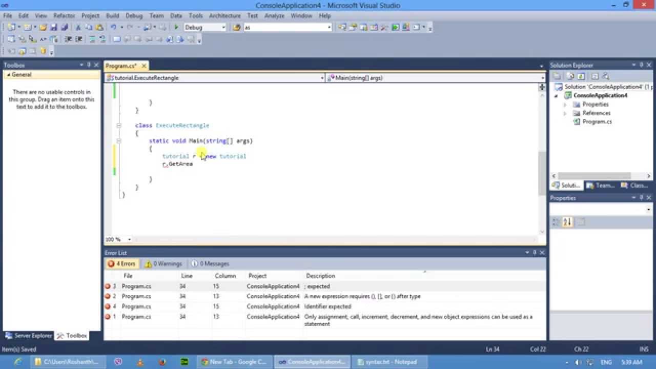 C Basic Syntax Youtube