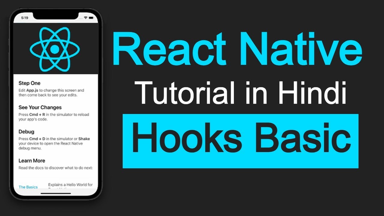 React Native Tutorial In Hindi 22 Hooks In React Native Youtube