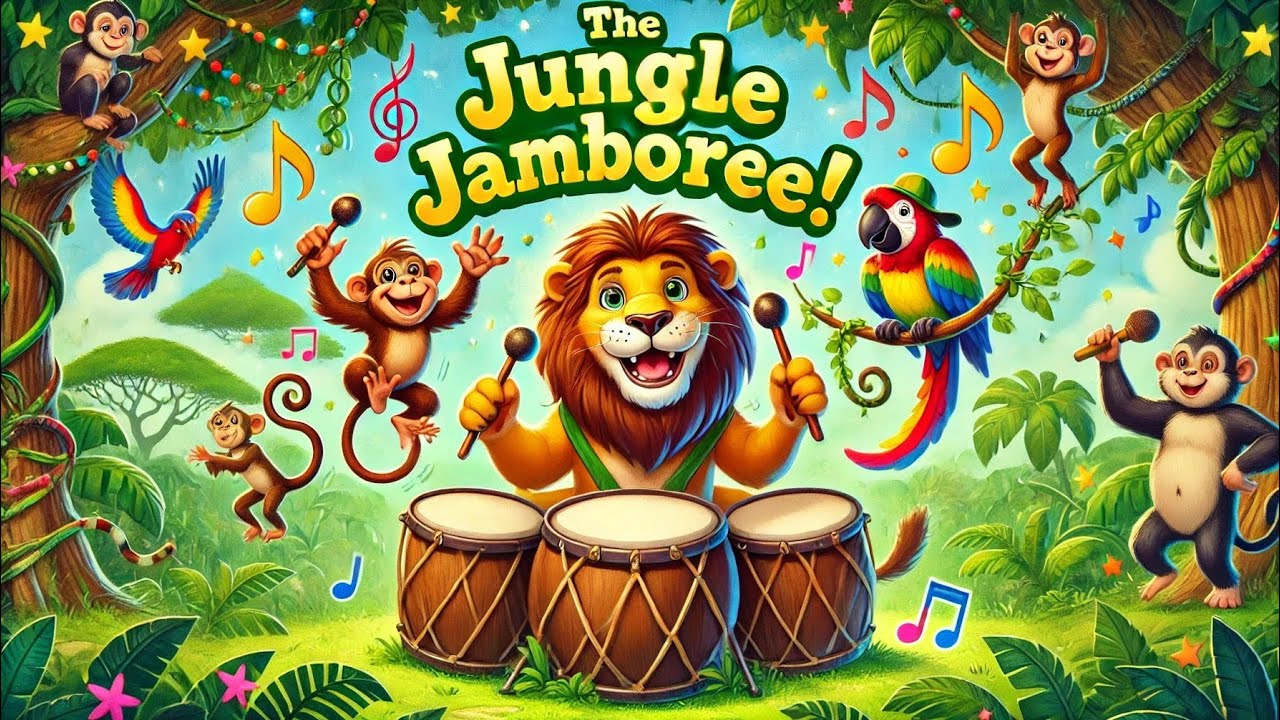 The Jungle Jamboree Fun Animal Song For Kids Dance Sing Along