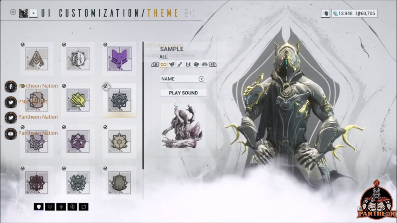 Warframe How To Customise Your Ui Interface Youtube