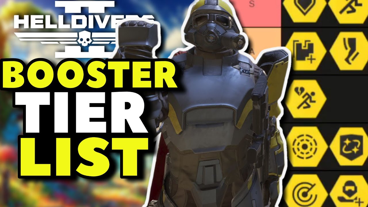Helldivers 2 Boosters Tier List Youtube