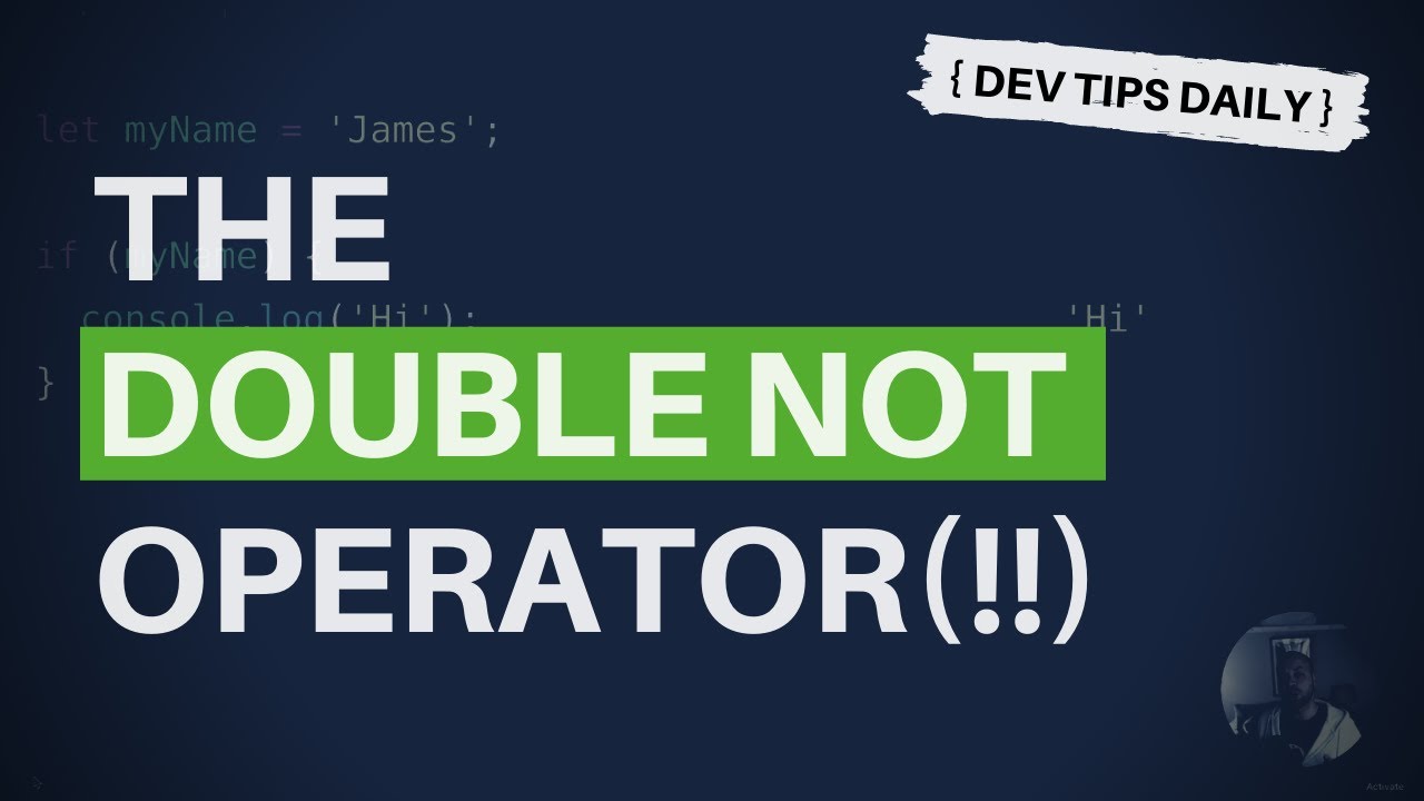 Understanding The Double Exclamation Mark In Typescript A