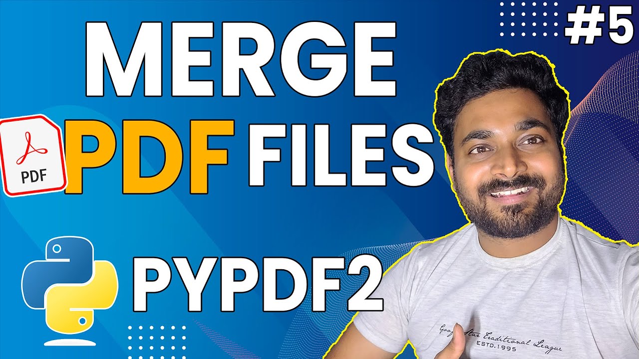 Merge 2 Pdf Files Python Youtube