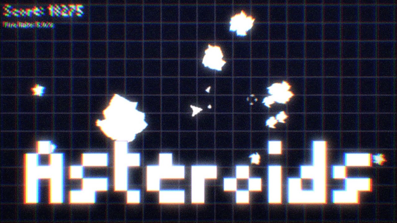 Asteroids Recreation In Pygame Youtube