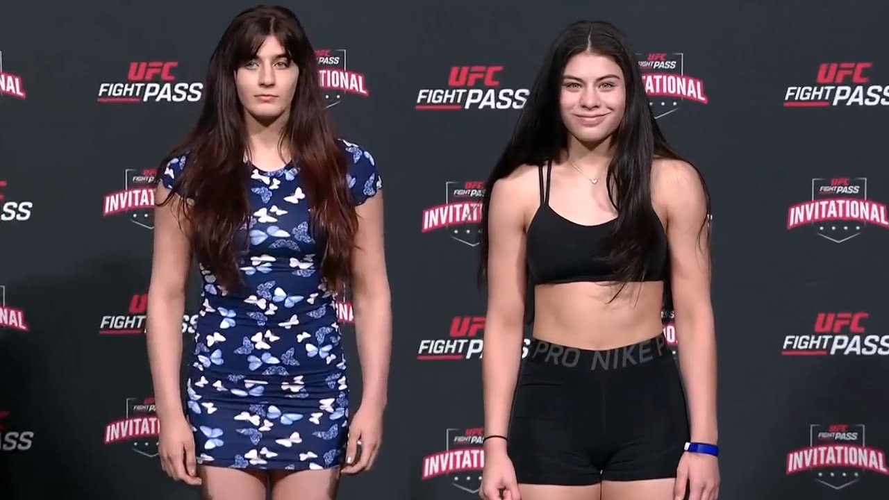 Helena Crevar Vs Emily Fernandez Weigh In Ufc Fight Pass