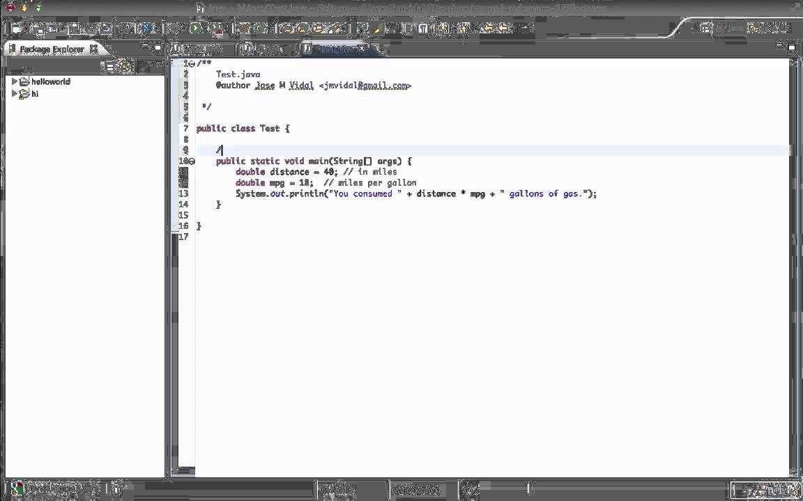 Eclipse Java Templates Tutorial At Matthew Gamache Blog