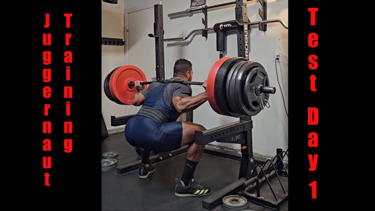 Juggernaut Training Video 58 Squat Results Youtube