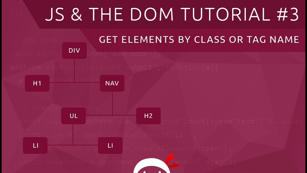Javascript Dom Tutorial 3 Get Elements By Class Or Tag Youtube