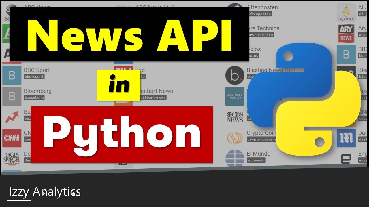 News Api In Python Youtube