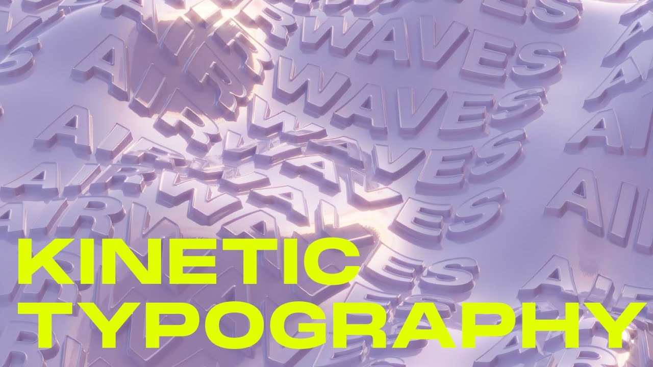 Creating Dynamic 3d Kinetic Typography In Blender Full Step By Step