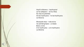Difela Tsa Sione Hymn 138 Haufi Le Morena Haufinyana Paul Mofokeng Paul ...