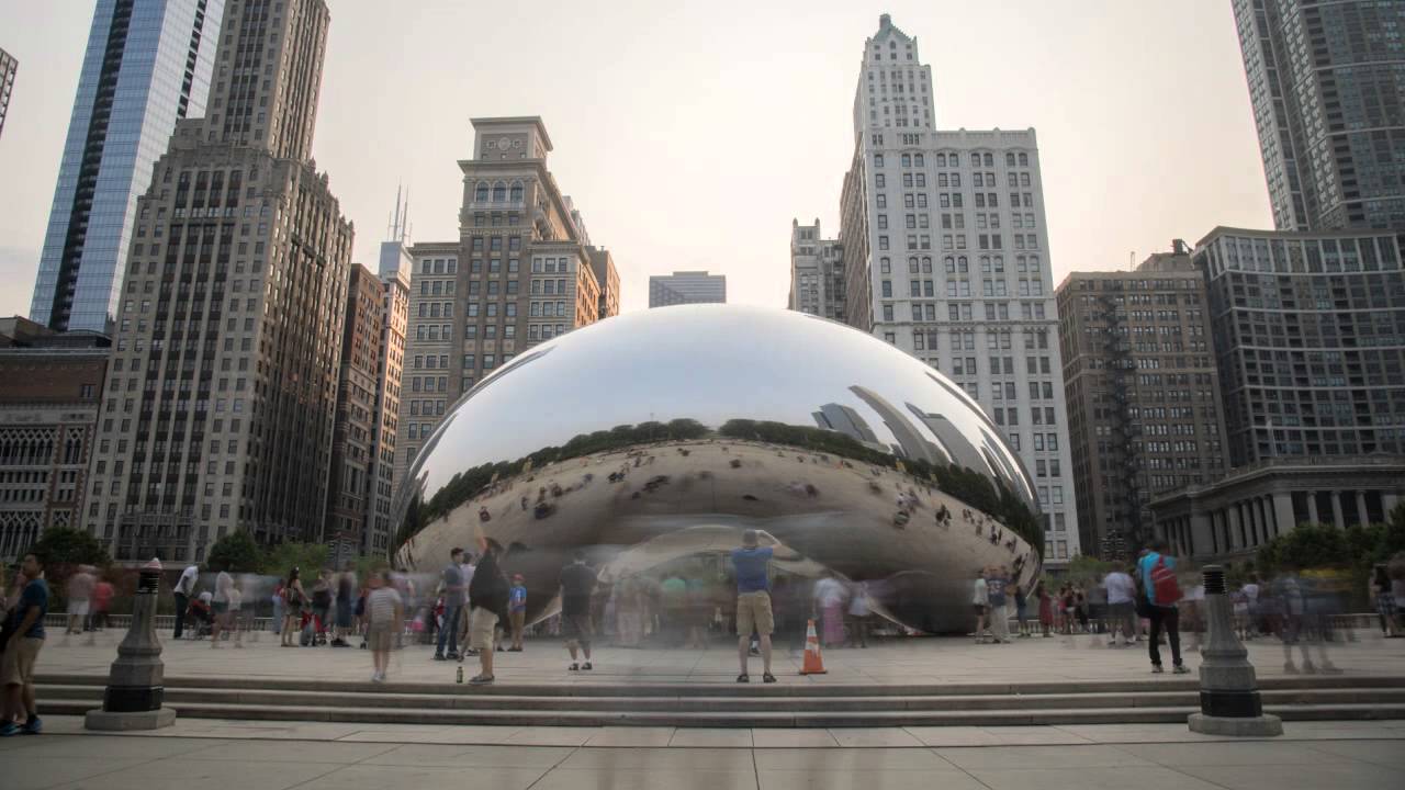 Timelapse Of The Cloudgate Youtube