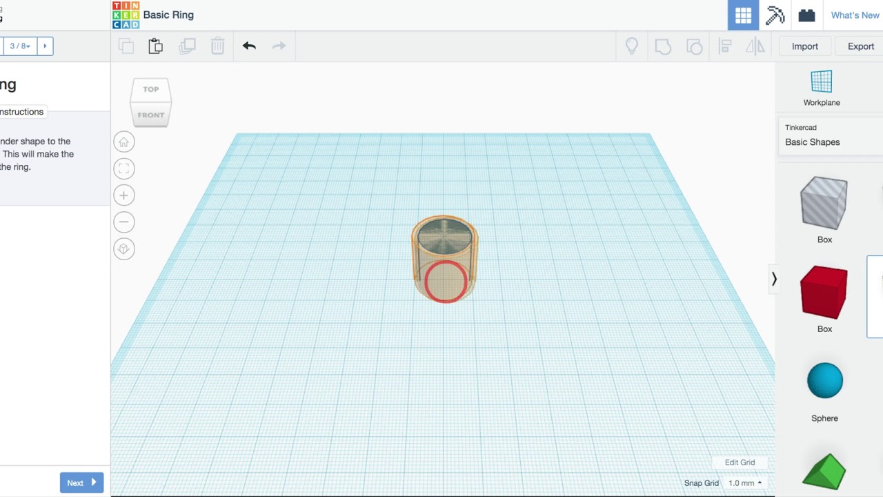 Tinkercad Ring At Suzanne Prince Blog