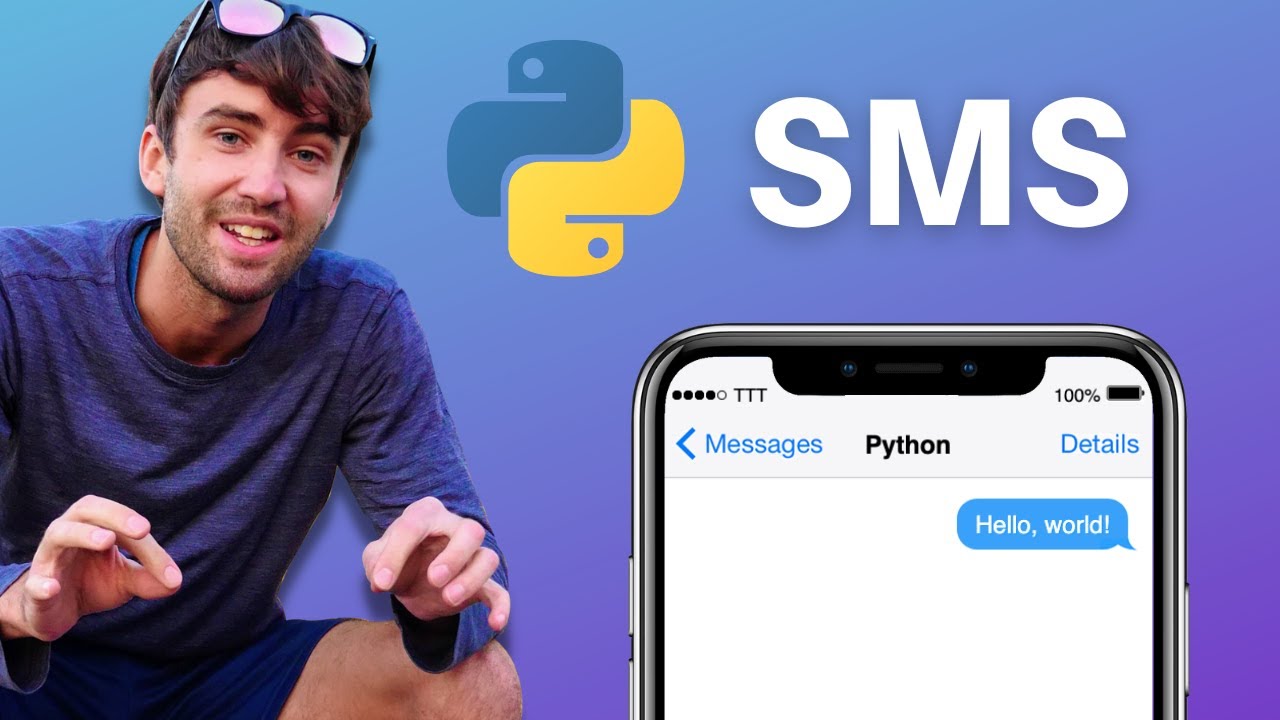 How To Send Sms Texts From Python Twilio Messaging Api Tutorial Youtube