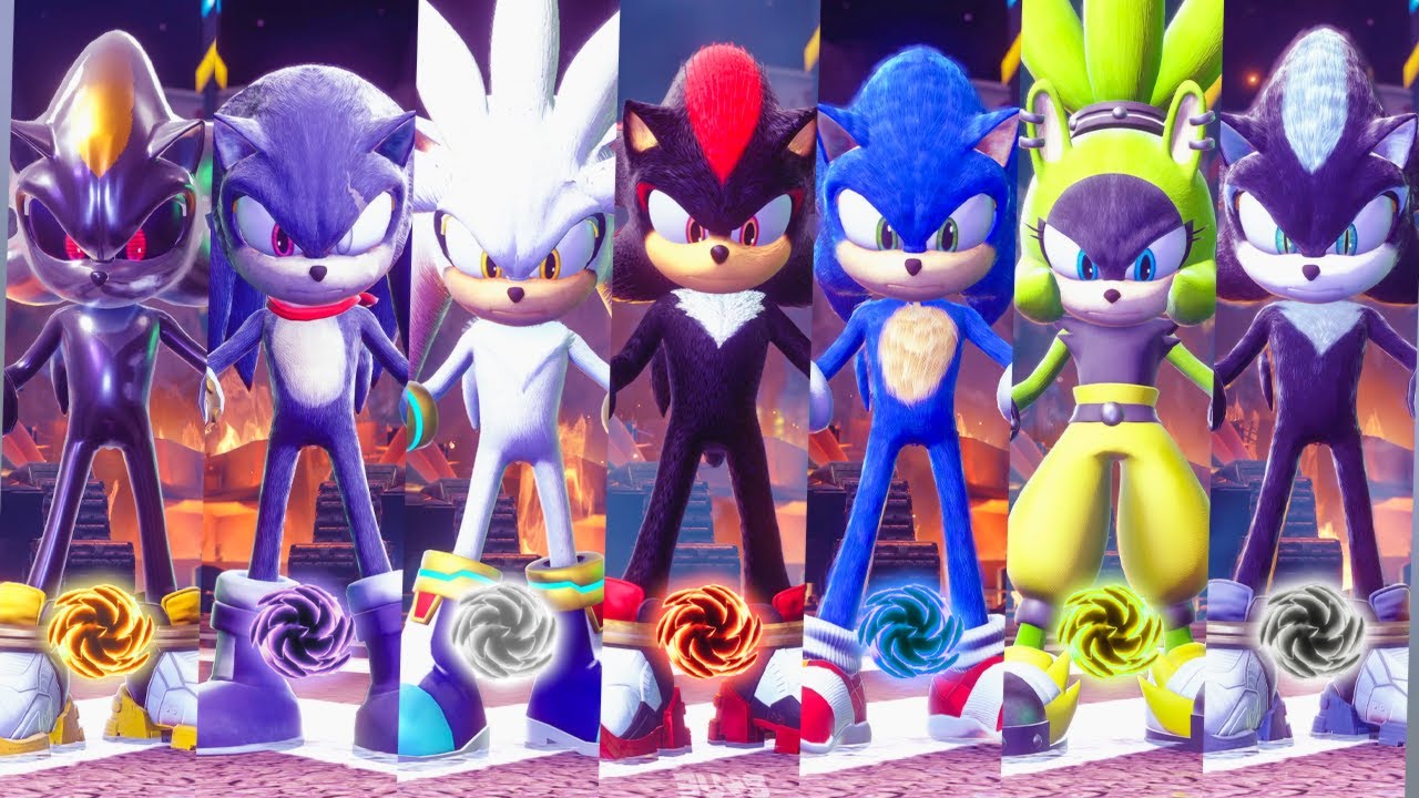 Shadow Generations Movie Styled Characters Compilation Youtube