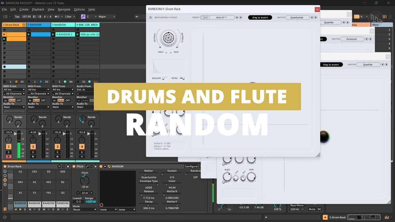 Random By Beatsurfing Review Drums Flute And Modulation Youtube