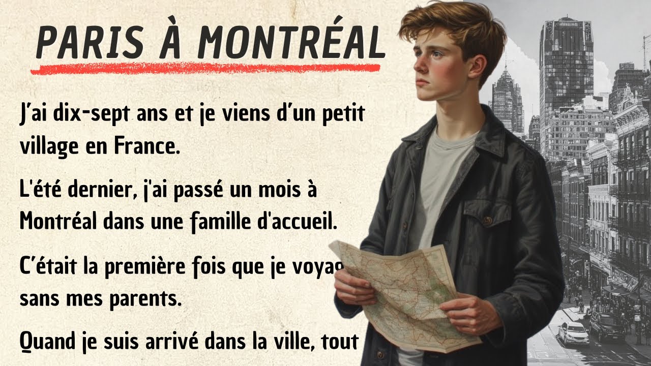 Start Learning French With A Simple Story French Canadian Youtube